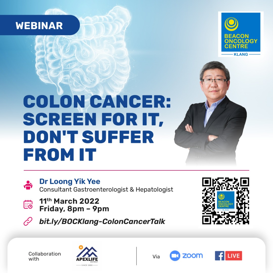 Up coming Webinar – Dr Loong Yik Yee